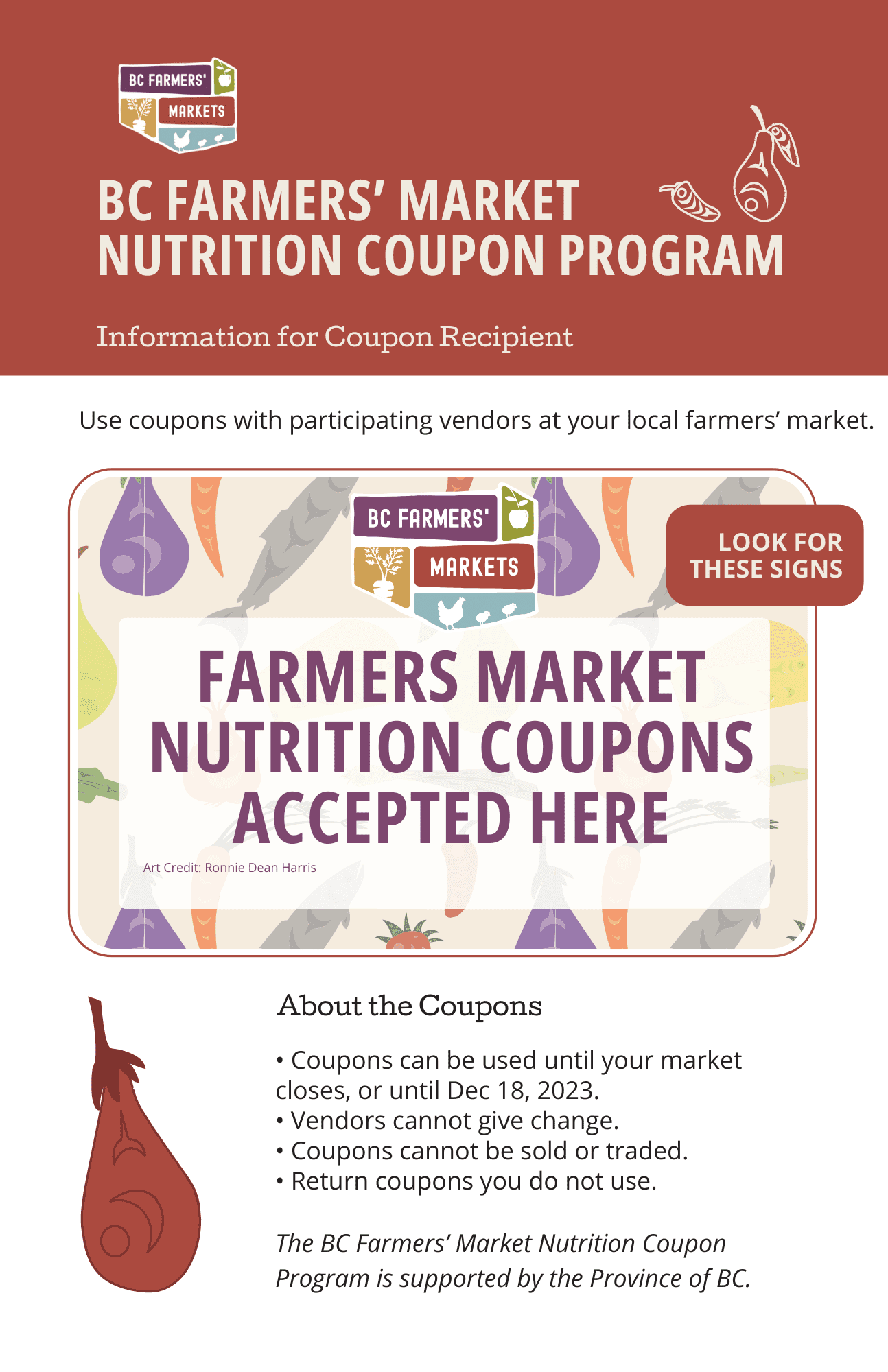Coupon Program – Cedar Farmers Market
